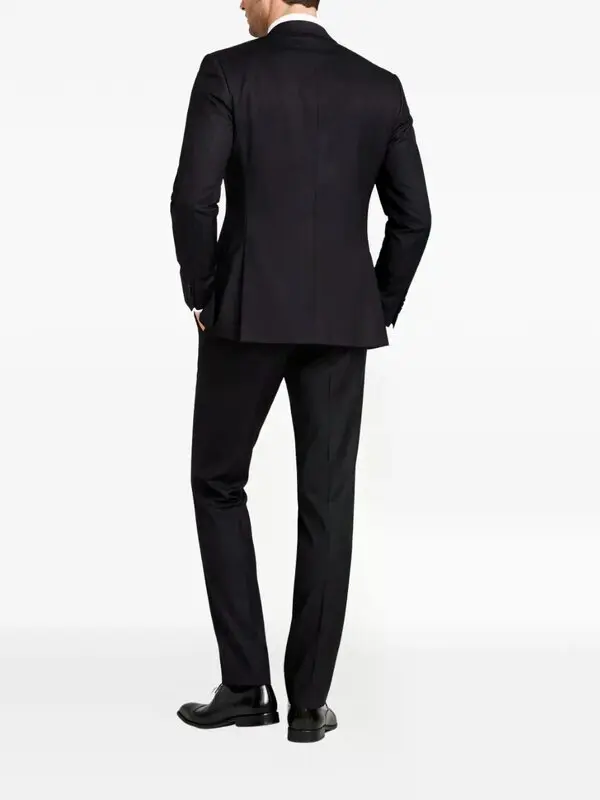FRANZESE COLLECTION Beckham French Tuxedo Suit - Black