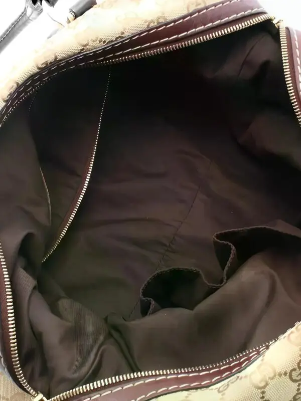 Gucci 2000s Mini Boston Gg Canvas Tote Bag