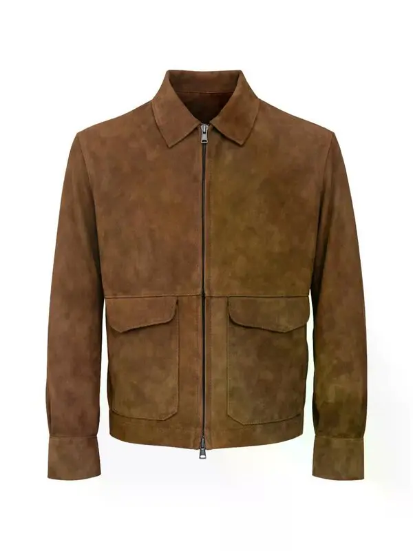 FRANZESE COLLECTION Bonded Suede Jacket