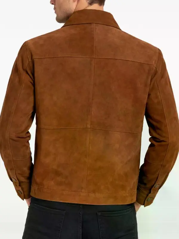 FRANZESE COLLECTION Bonded Suede Jacket