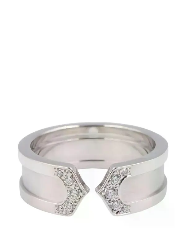 CARTIER C2 Diamond Ring - Silver