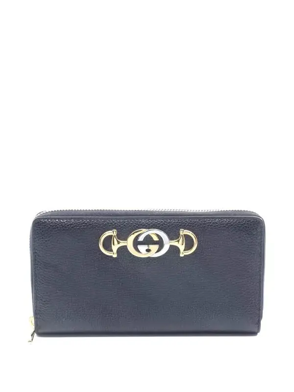 Gucci 2010s Zumi Zip-around Wallet - Black