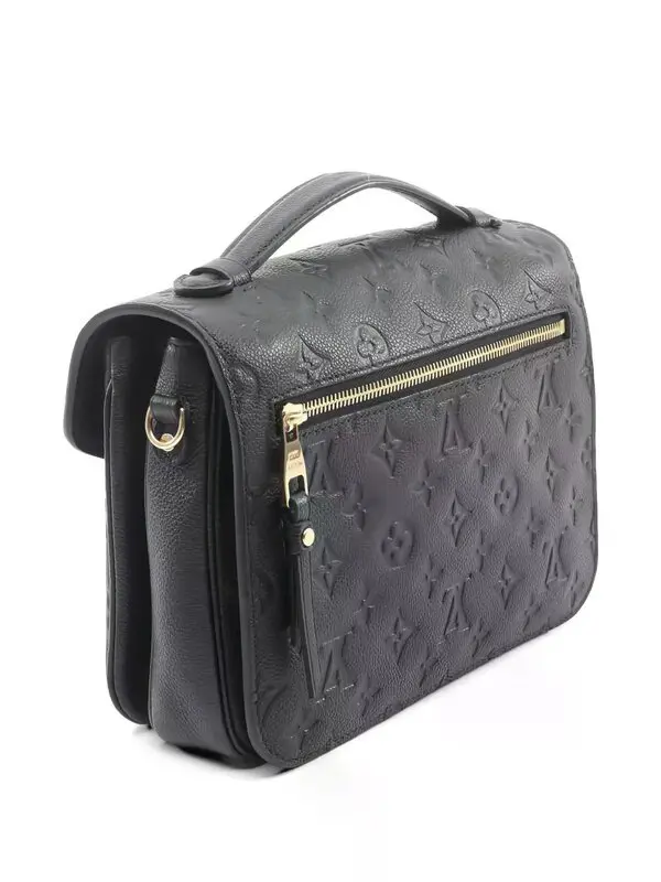 LOUIS VUITTON 2010s Monogram Metis Handbag - Black