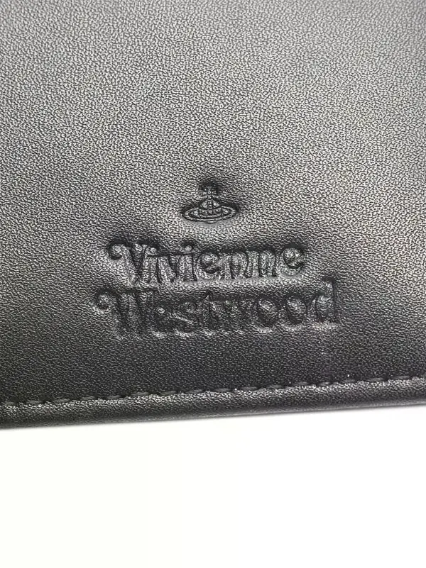 Vivienne Westwood 2020s Annie Orb-Plaque Wallet In Black