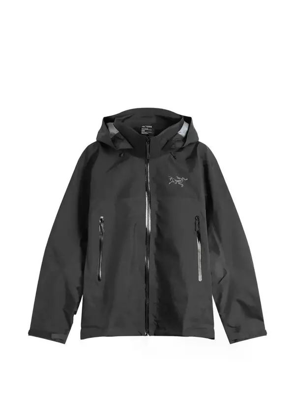 Arc'teryx Hooded Logo-print Jacket - Grey