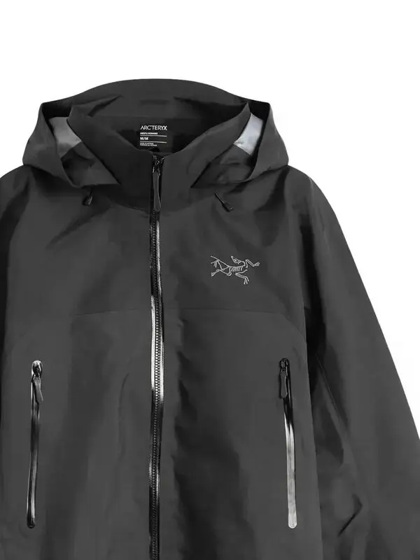 Arc'teryx Hooded Logo-print Jacket - Grey