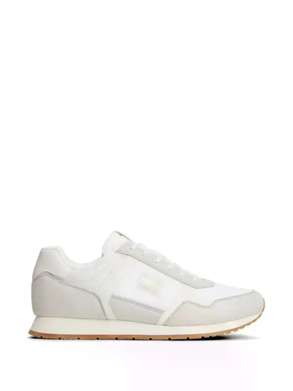 Tommy Hilfiger Suede-panelled Mesh-detail Sneakers