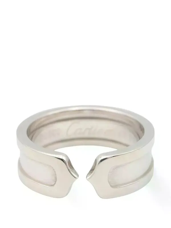 CARTIER C2 18k White Gold Ring - Silver