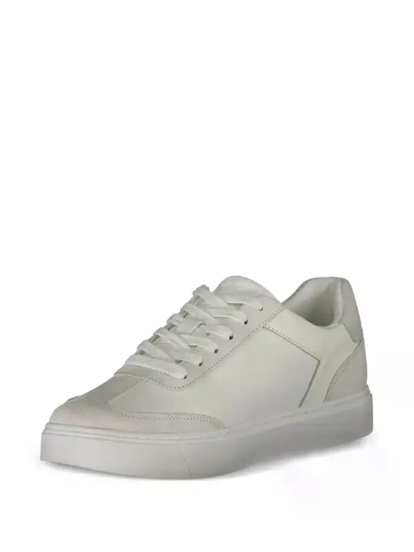 Calvin Klein Panelled Leather Sneakers - White