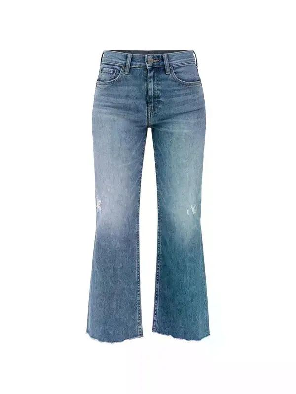 ASKK NY Distressed Wide-leg Jeans