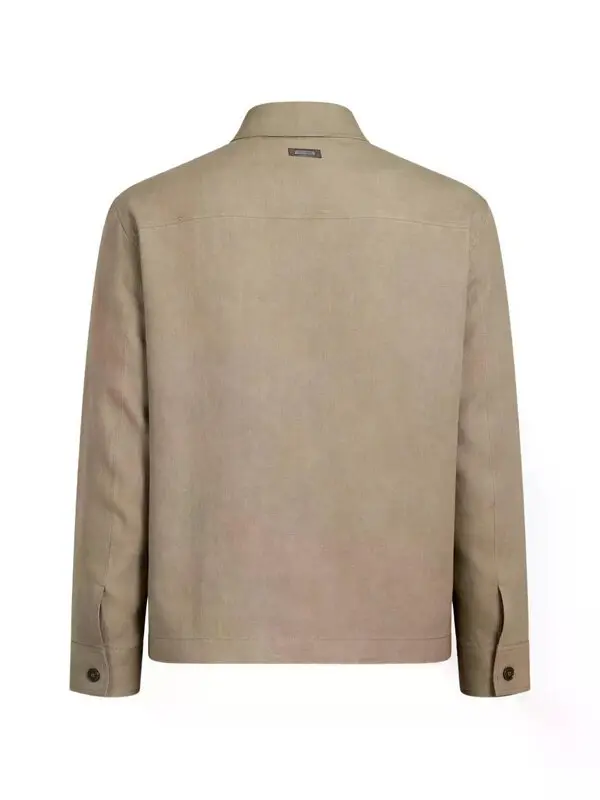 Peserico Flap-pocket Shirt Jacket - Neutrals
