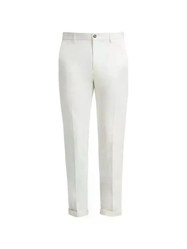 Peserico Cotton-gabardine Chino Trousers - Neutrals