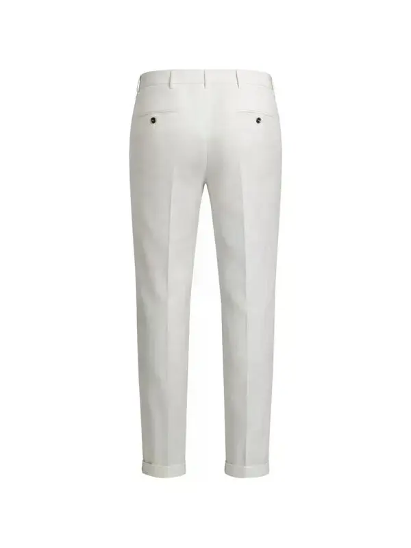 Peserico Cotton-gabardine Chino Trousers - Neutrals