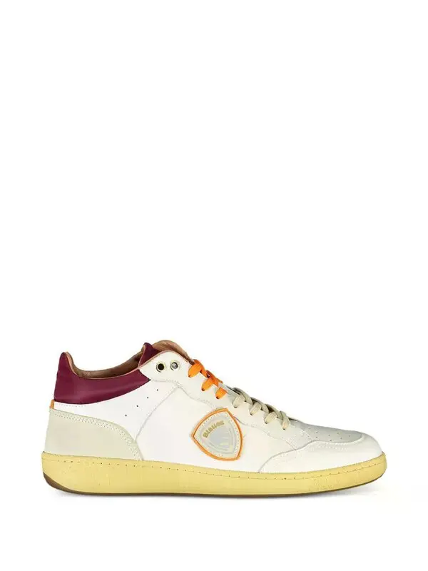BLAUER. Panelled Perforated Sneakers