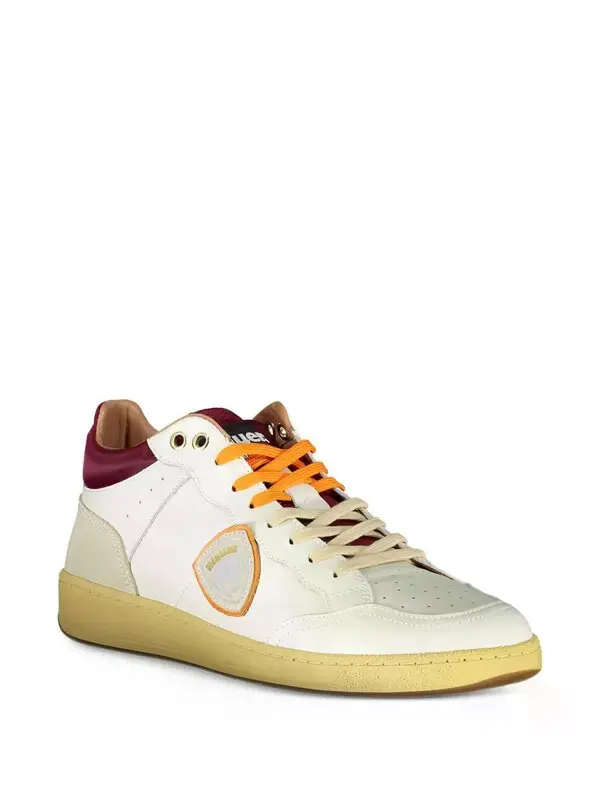BLAUER. Panelled Perforated Sneakers