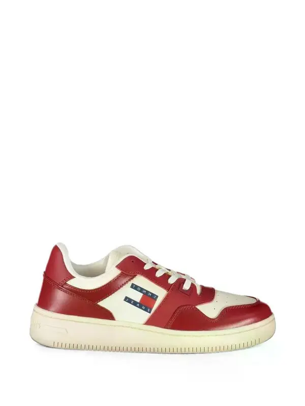 Tommy Hilfiger Panelled Platform Sneakers - Red