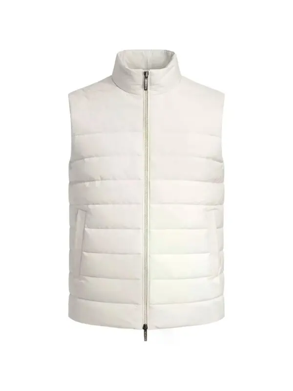 Peserico Quilted Down Gilet - Neutrals