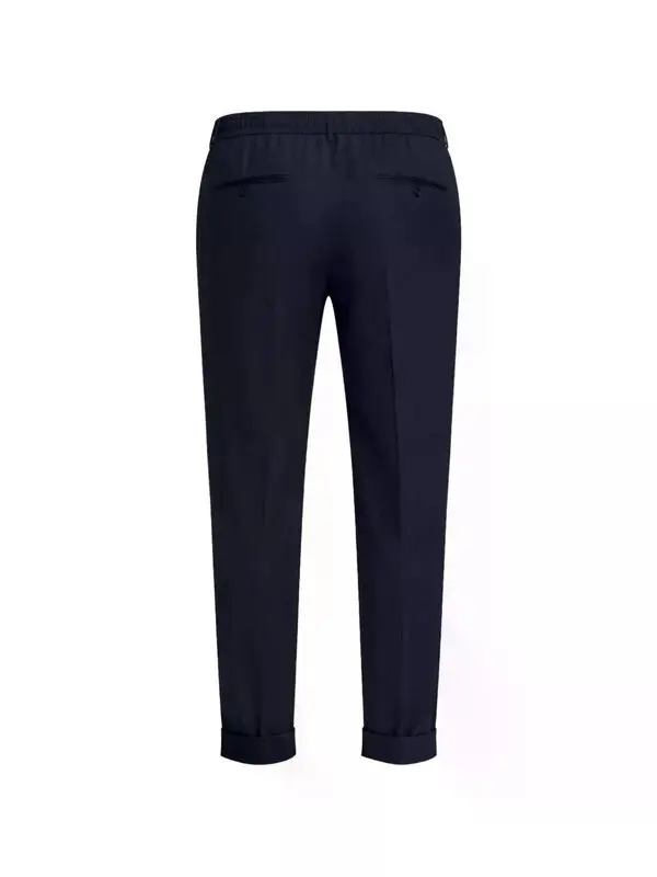 Peserico Track Pants With Elasticated Drawstring Waistband - Blue