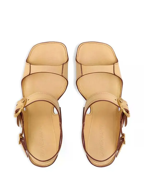 Zimmermann Solena Woven-heel Sandals
