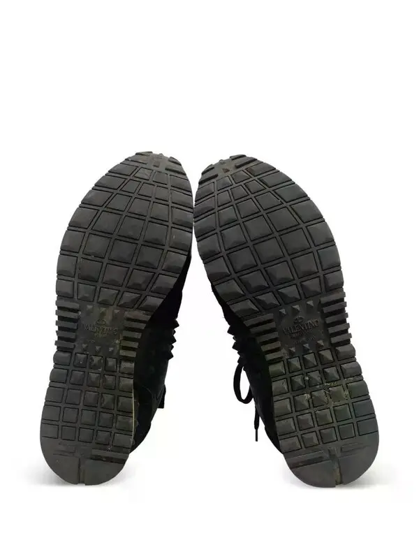 Valentino Garavani Rockrunner Rockstud Sneakers - Black