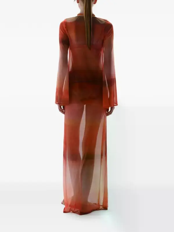BAOBAB Nora Bell-sleeve Cover Up - Red