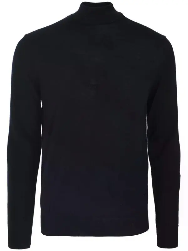 TOMBOLINI Wool Roll Neck Sweater - Black