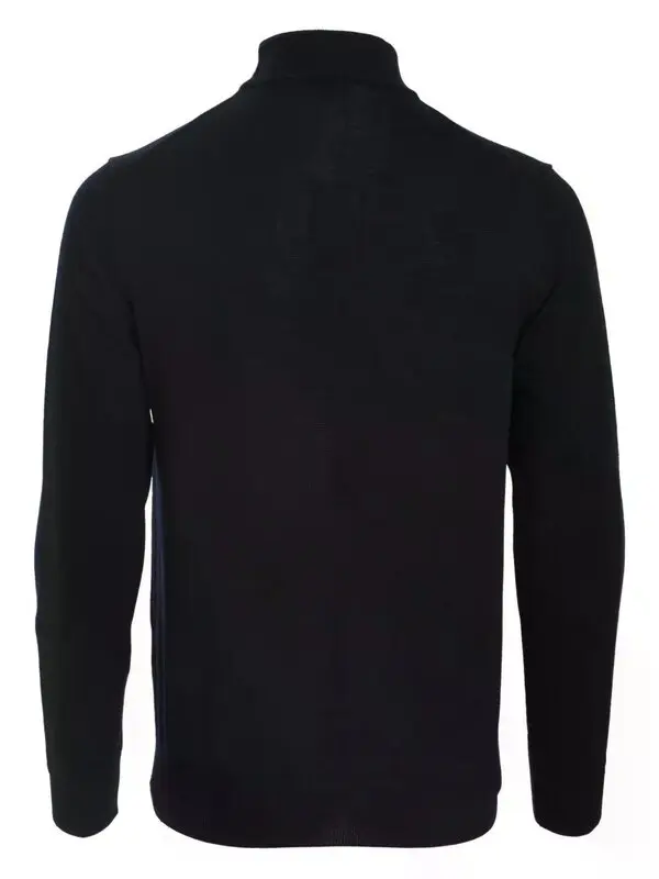 TOMBOLINI Wool Roll Neck Sweater - Black