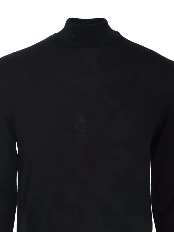 TOMBOLINI Wool Roll Neck Sweater - Black