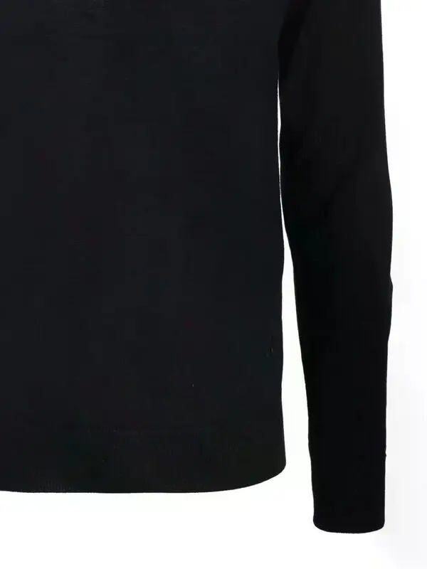 TOMBOLINI Wool Roll Neck Sweater - Black