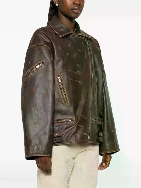 DUCIE Samantha Distressed Jacket