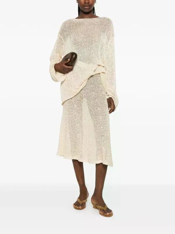 Khaite Davet Open-knit Top