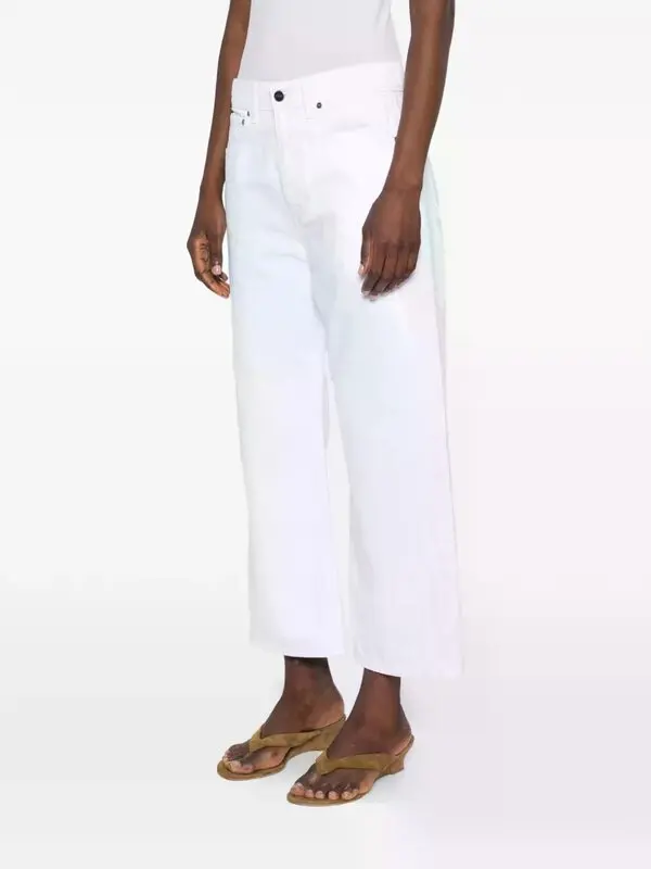Khaite Boyle Wide-leg Jeans - White