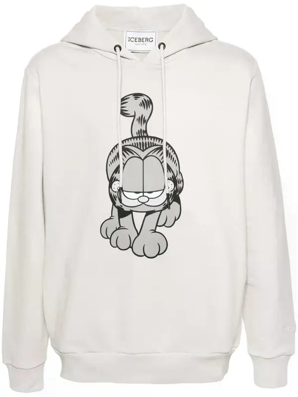 Iceberg Garfield-print Hoodie