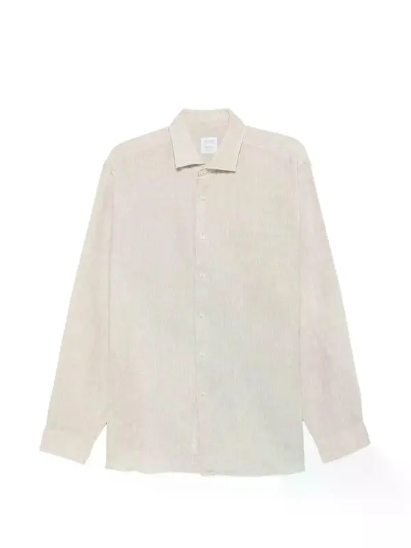 XACUS Long-sleeve Button-down Shirt - Neutrals