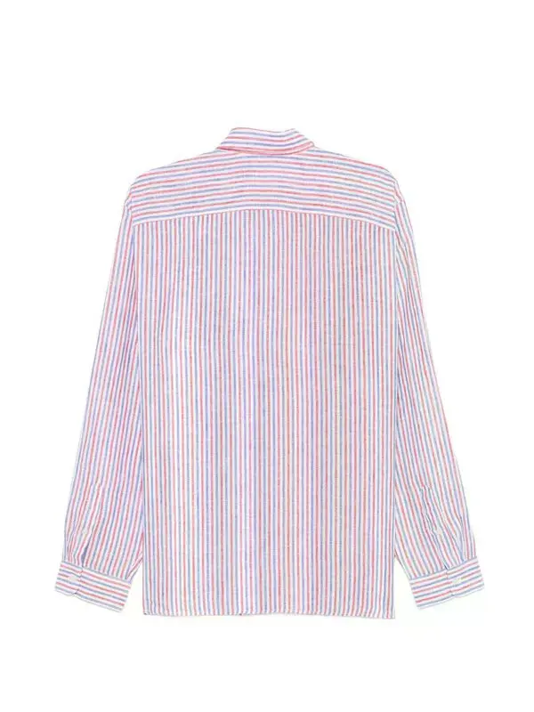 XACUS Striped Long-sleeve Shirt - Blue