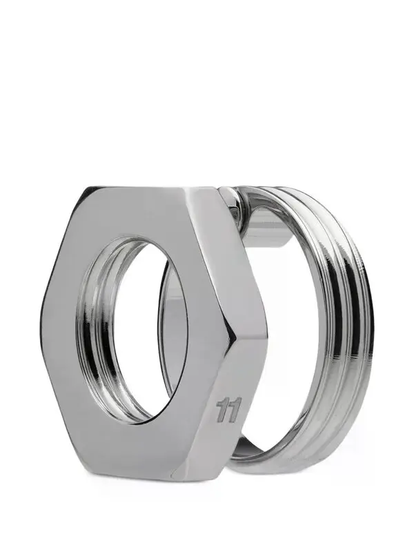 MAISON MARGIELA Bolt & Nut Cutout Earrings