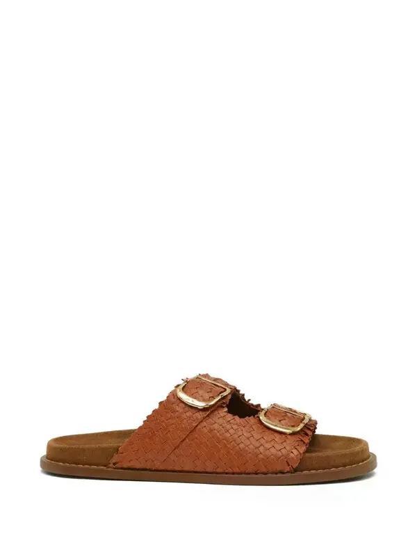 PENNYBLACK Buckle-detail Flat Sandals