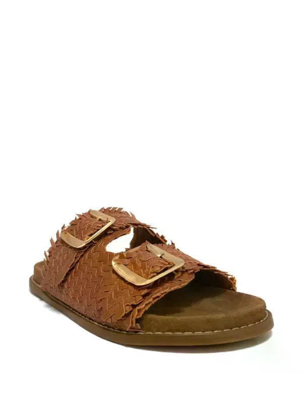 PENNYBLACK Buckle-detail Flat Sandals