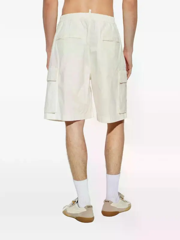 Dsquared2 Ripstop Cargo Shorts With Logo Detail