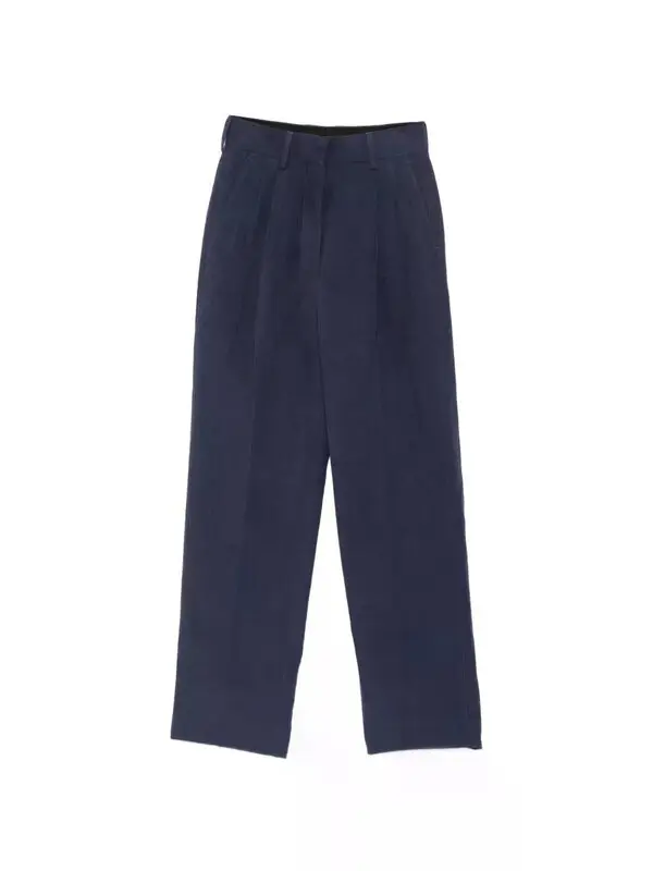 BLAZÉ MILANO Pleated Straight-leg Trousers