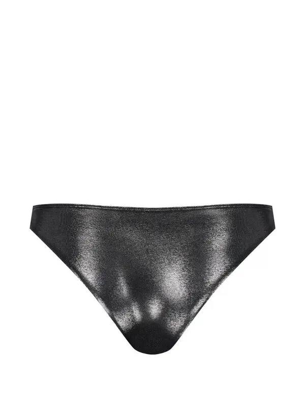 MAISON CLOSE Metallic-effect Bikini Bottom