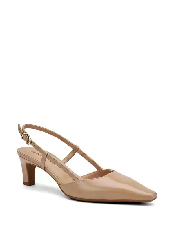 FRAU Semi-polished Leather Slingbacks