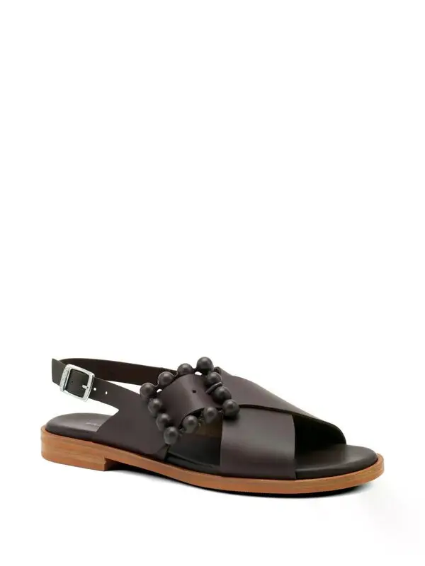 FRAU Beaded-buckle Sandals