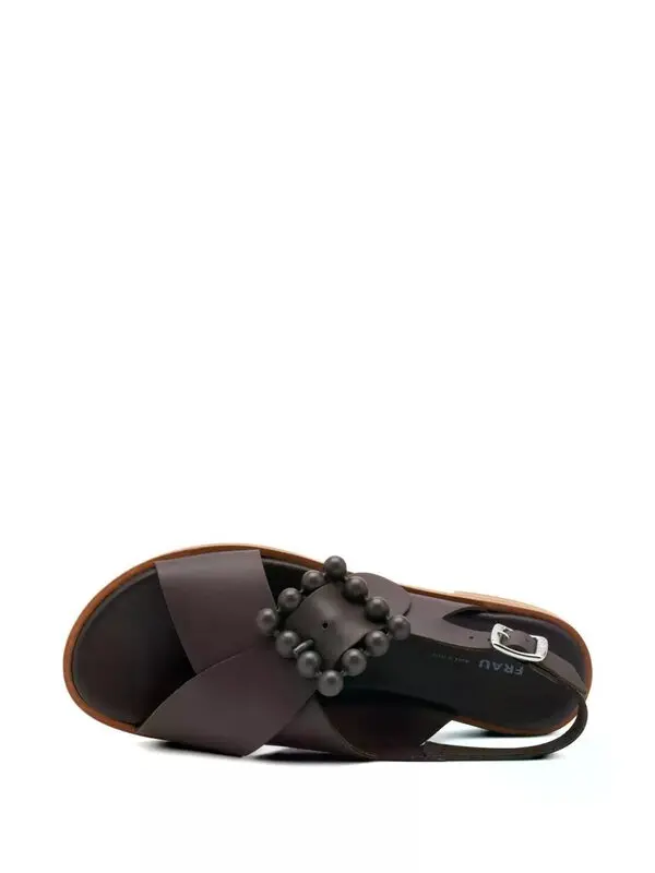 FRAU Beaded-buckle Sandals