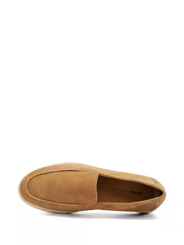 FRAU Suede Leather Loafers - Neutrals