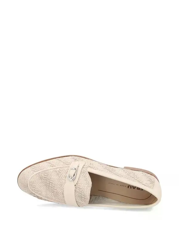 FRAU Herringbone-effect Loafers - Neutrals