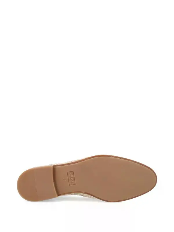 FRAU Herringbone-effect Loafers - Neutrals