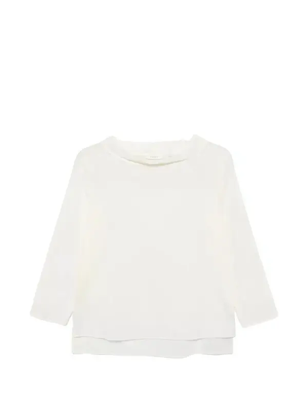 XACUS Fil-coupé Boat-neck Top