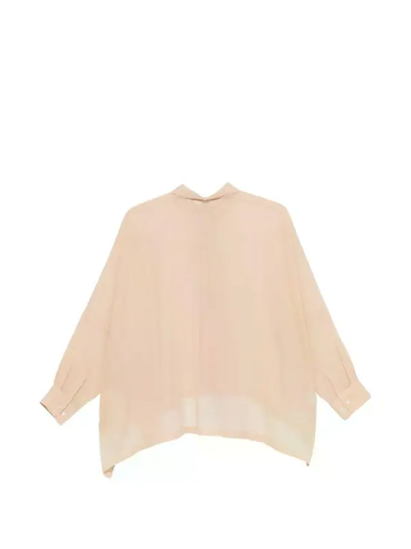XACUS Sheer Drop-shoulder Shirt