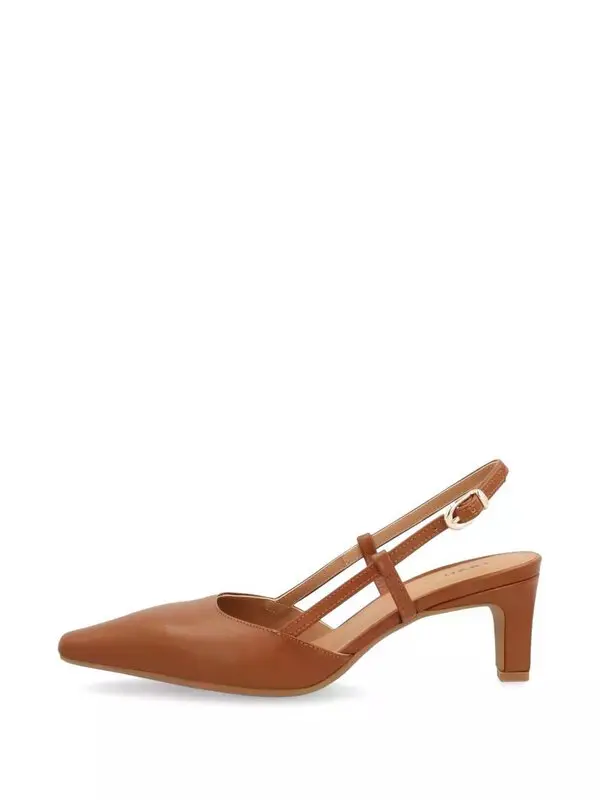 FRAU Leather Slingbacks - Brown